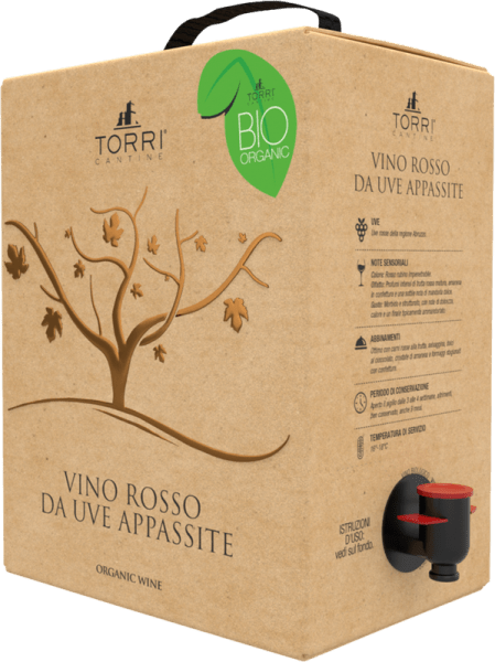 Vino Rosso da uve appassite in Bag in Box 5L - Torri Cantine Store IT