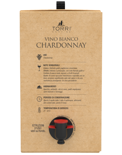 Chardonnay in Bag in Box 5L - Torri Cantine Store IT